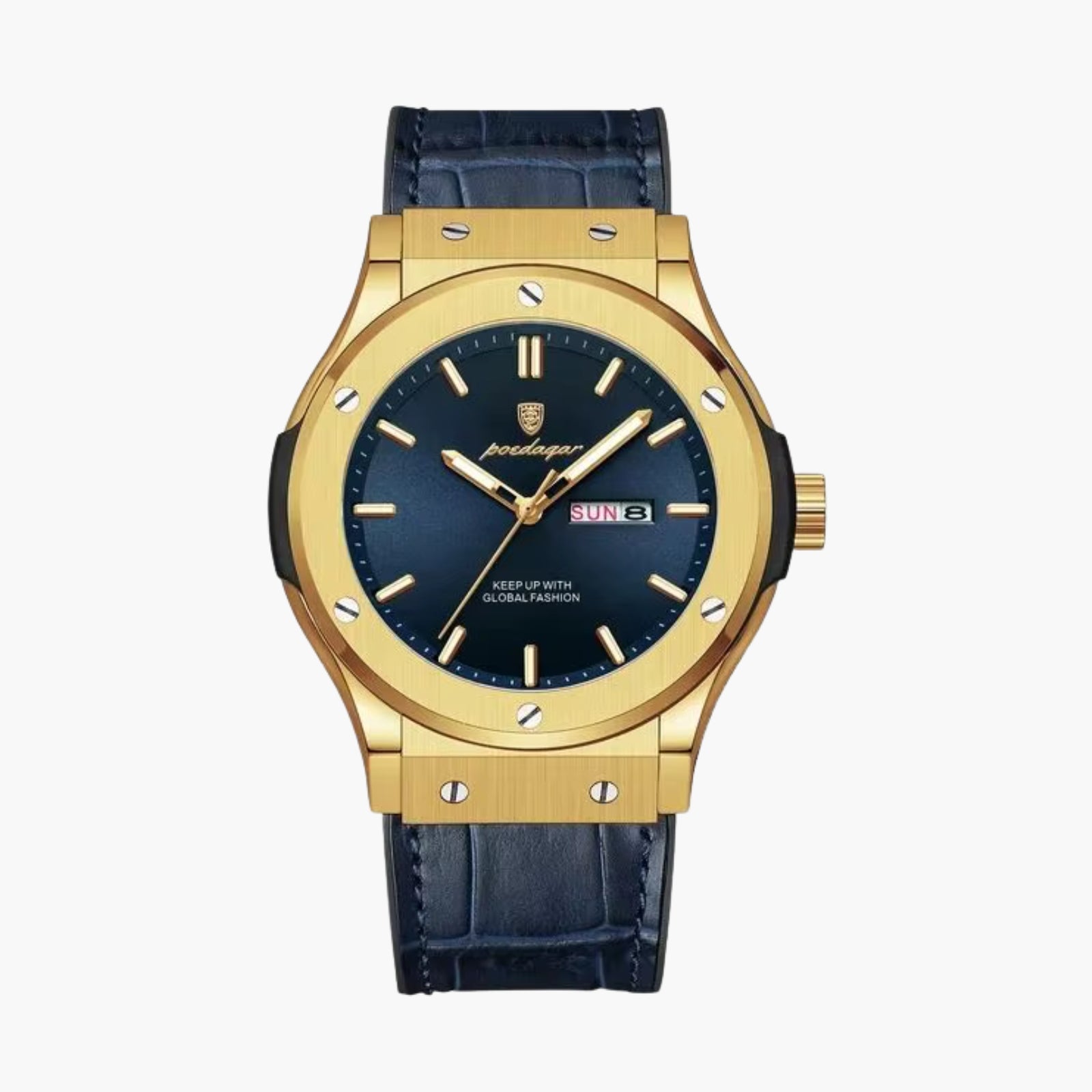 GJR Crown – Gold Blue
