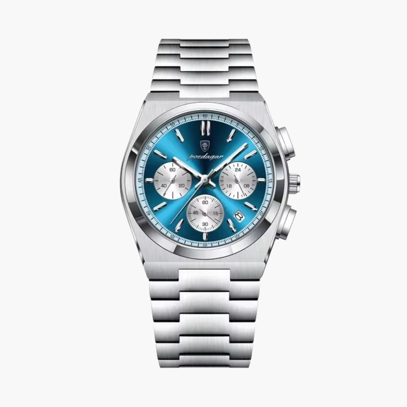 GJR Spectre Chronograph – Silver Blue