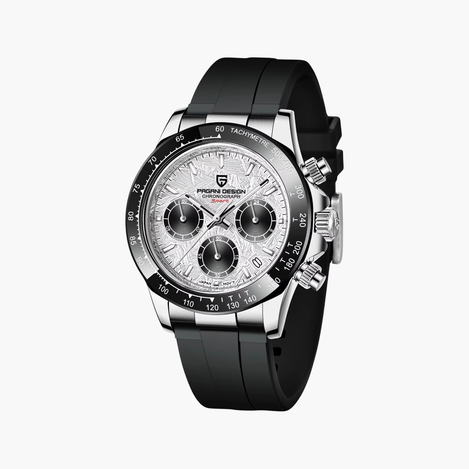 GJR OdyxFlex Chronograph - Silver Meteorite
